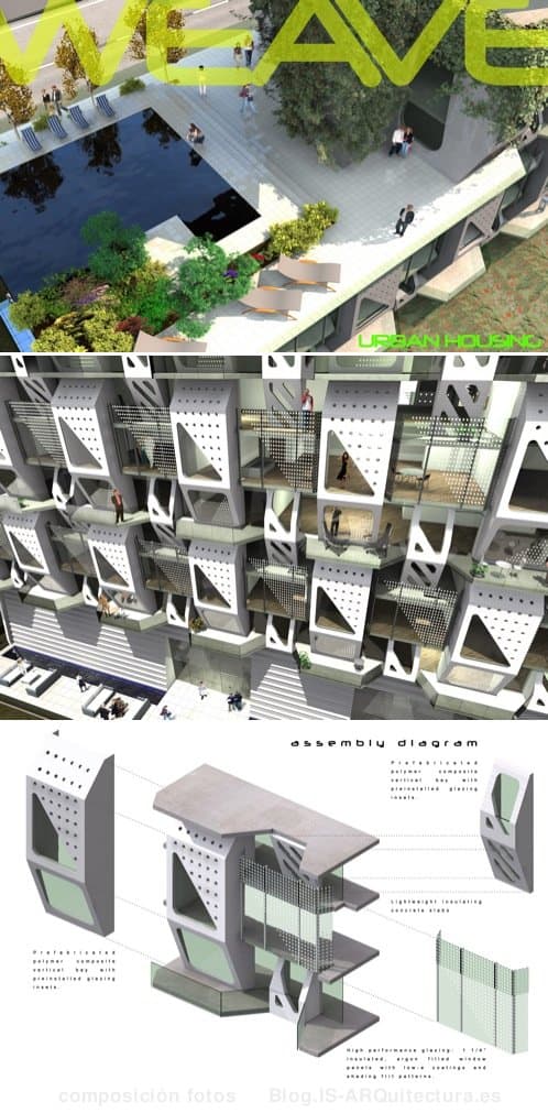 Apartamentos con tecnología prefabricada modular